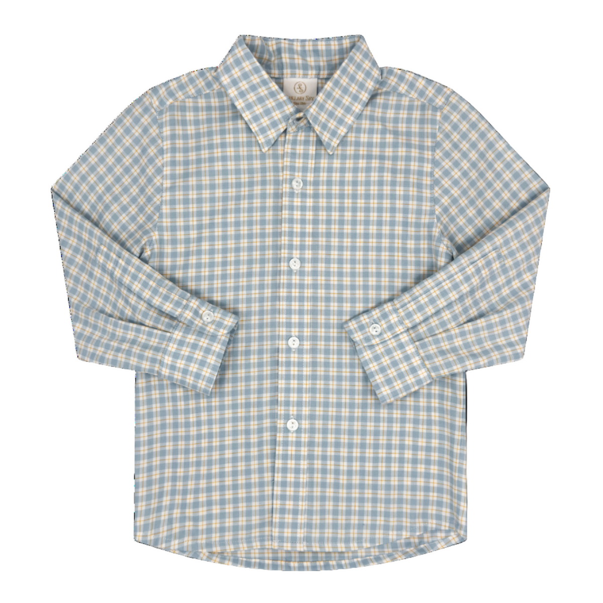 Lullaby Set Brees Button Down, Sturbridge Plaid | shopnurseryrhymes
