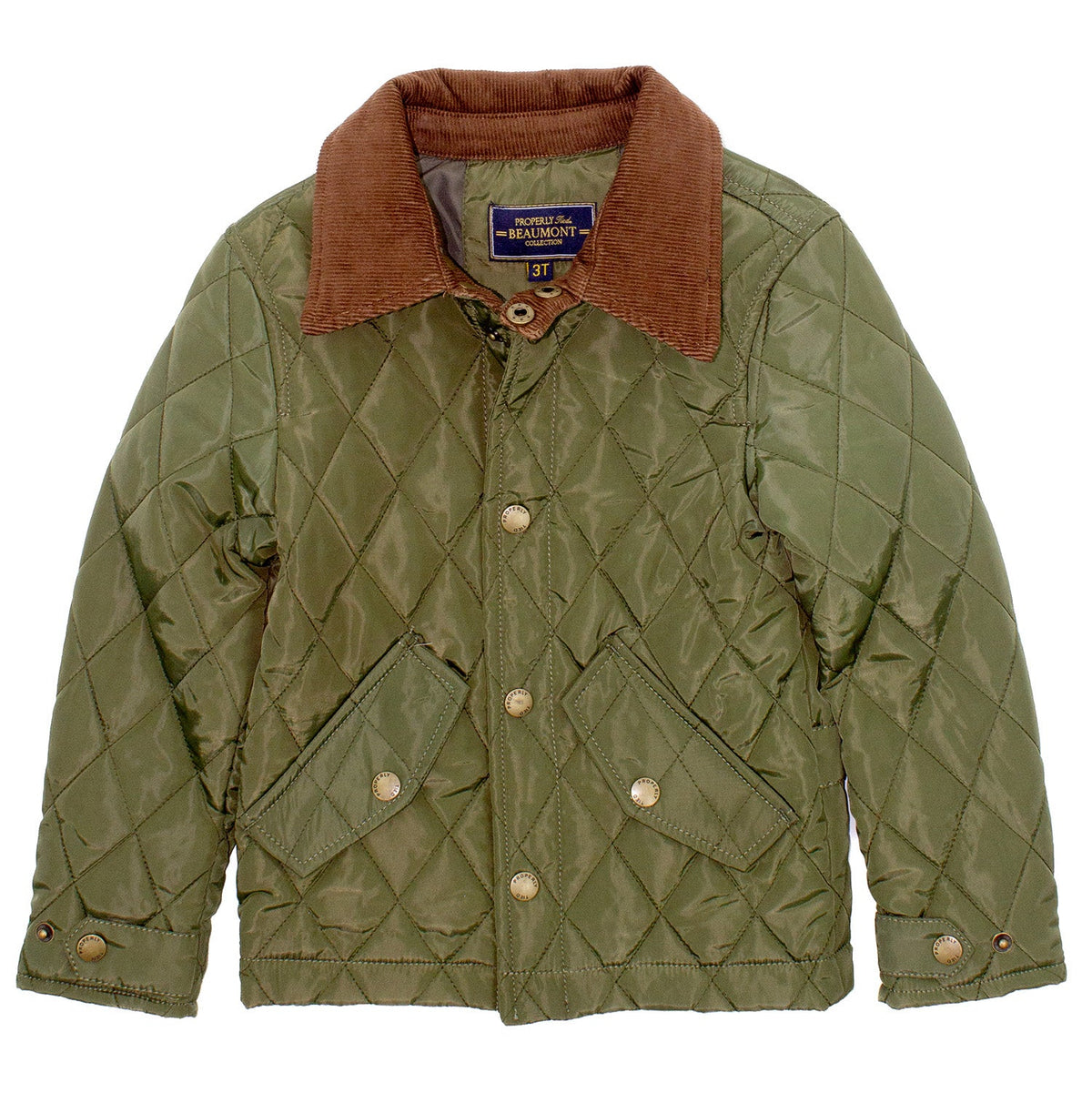Properly Tied Beaumont Jacket, Olive | shopnurseryrhymes