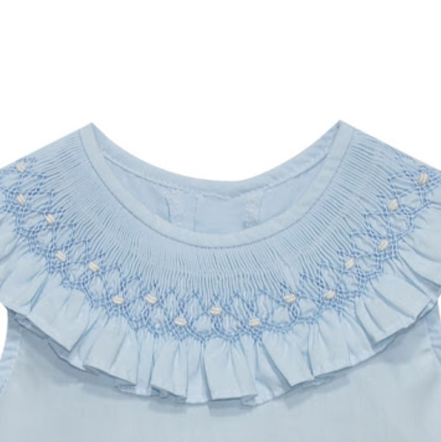 Baby Sen Blue Zadie Bloomer Set, Breezy Bluebell | shopnurseryrhymes