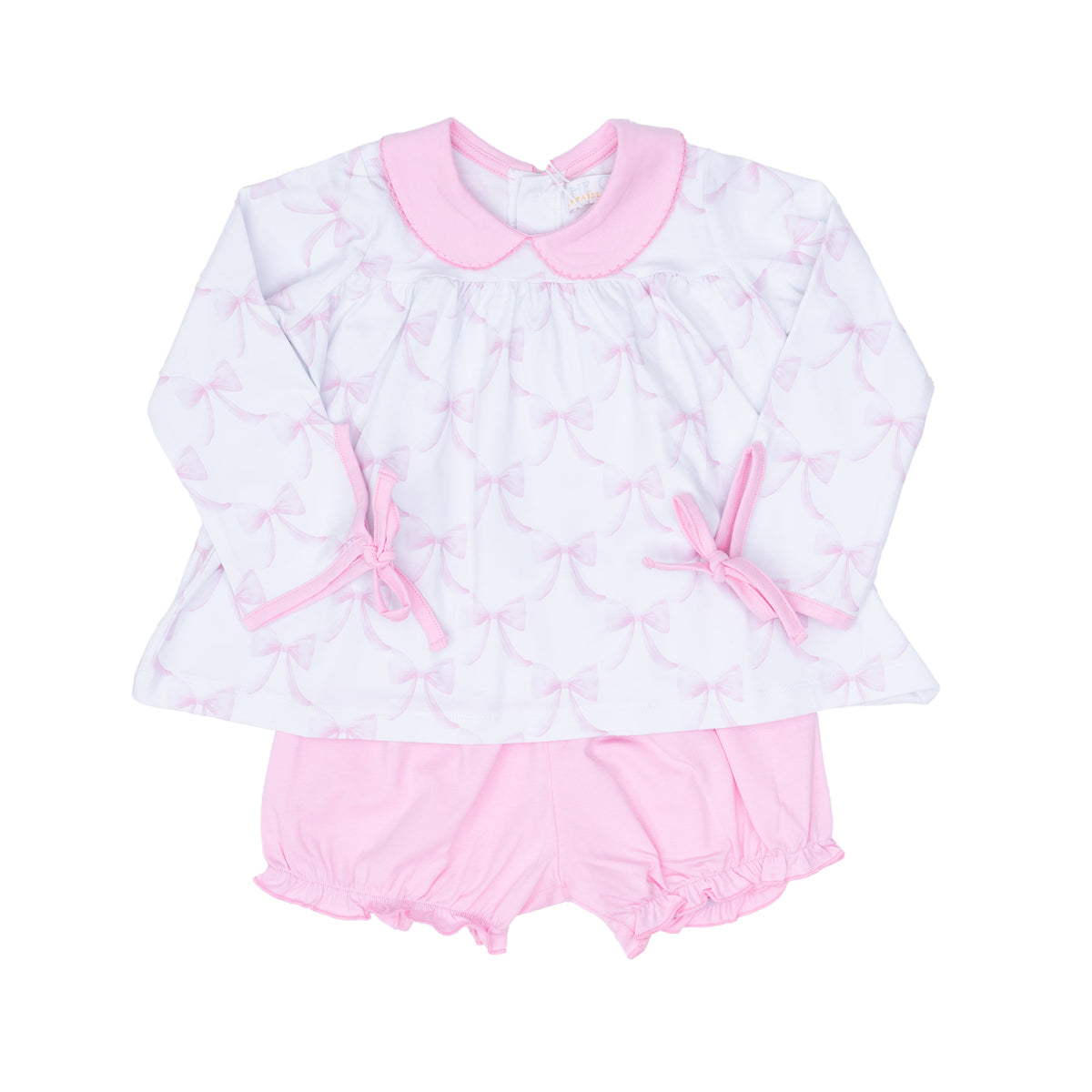 The Oaks Mary Charlotte Bloomer Set, Bubblegum Bows | shopnurseryrhymes