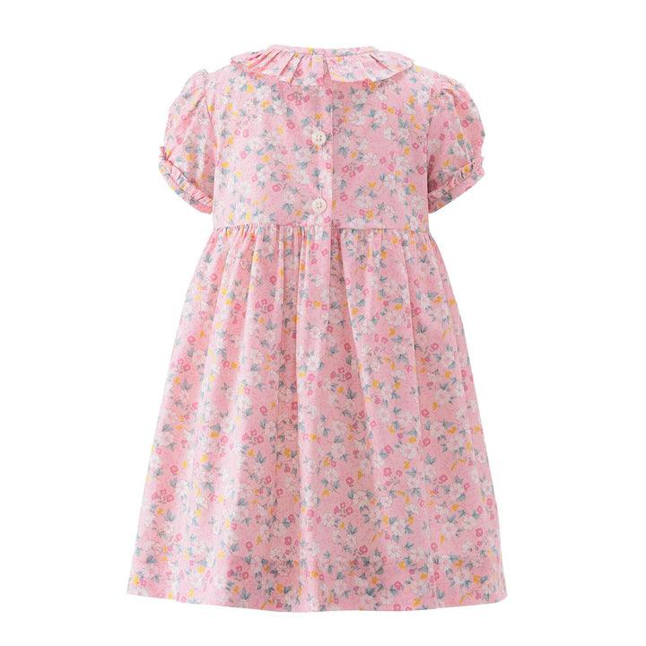 Rachel Riley Flowerette Smocked Dress & Bloomers | shopnurseryrhymes