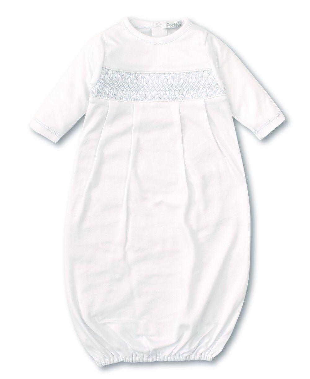 Kissy Kissy Hand Smocked CLB Charmed Sack Gown | shopnurseryrhymes